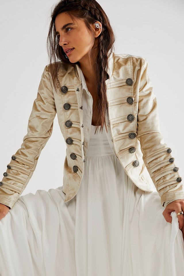Velvet Military Jacket | Free People