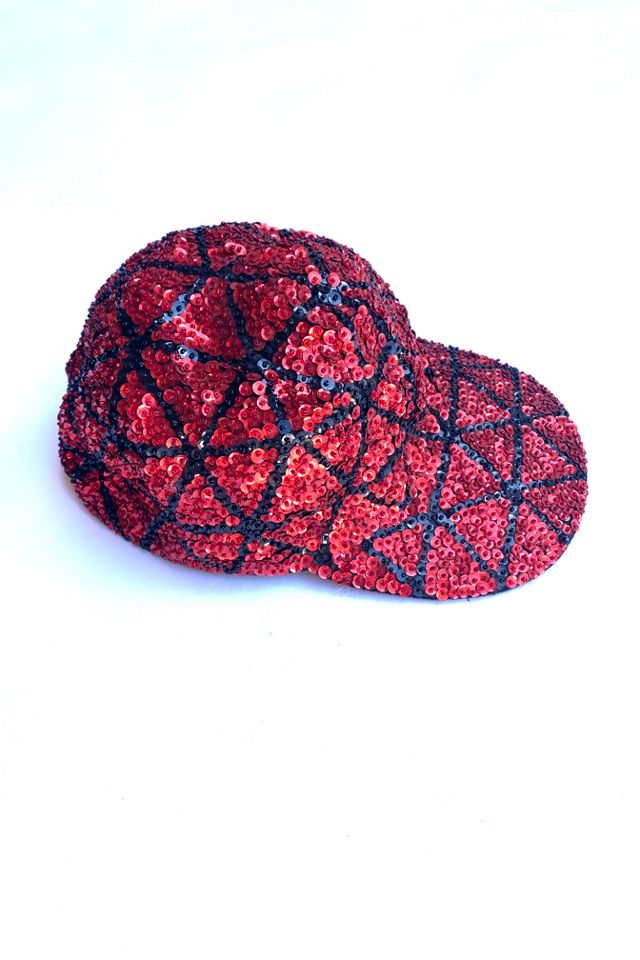 Vintage 1990s Sequined Triangles Baseball Cap Selected by Personal ...