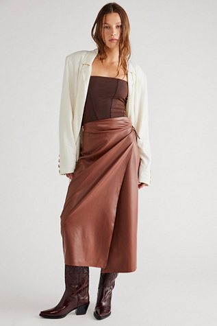 Jupe It's-A-Wrap MOTHER | Free People FR