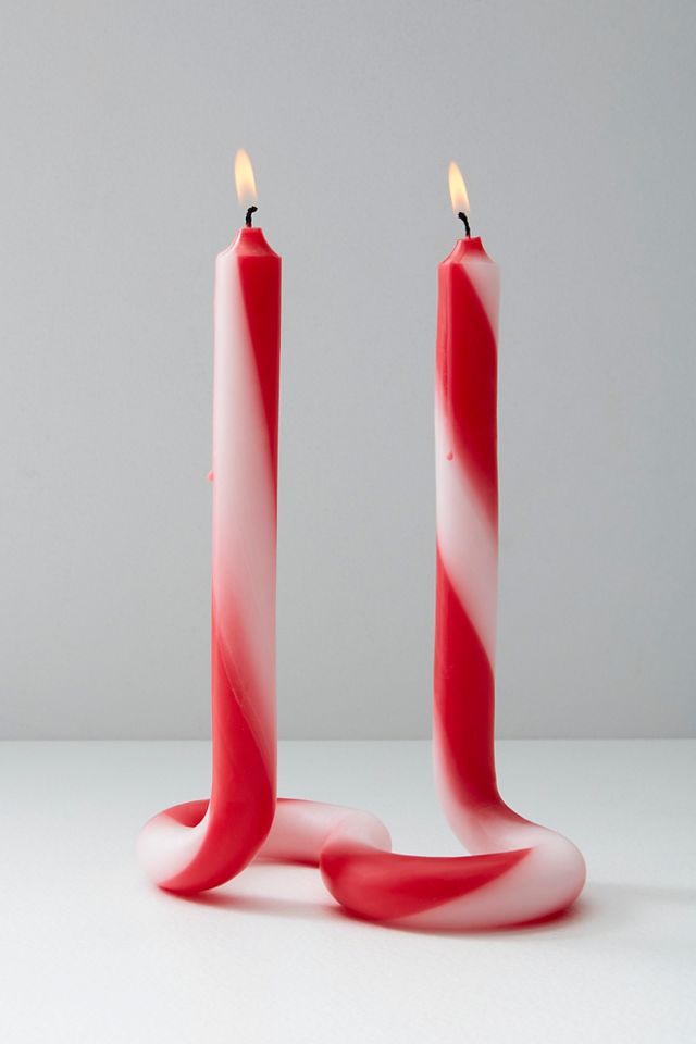 Lex Pott Twist Candy Cane Candle | Free People UK