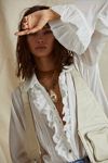 Savannah Ruffle Buttondown | Free People