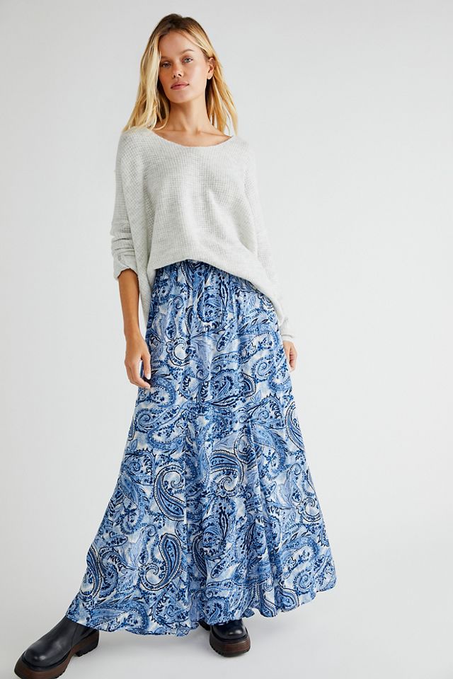 Annalise Printed Maxi Skirt | Free People