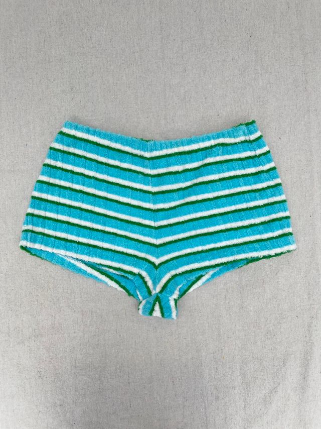 Vintage Striped Terry Cloth Hot Pants, Selected by Bombyx Vintage ...