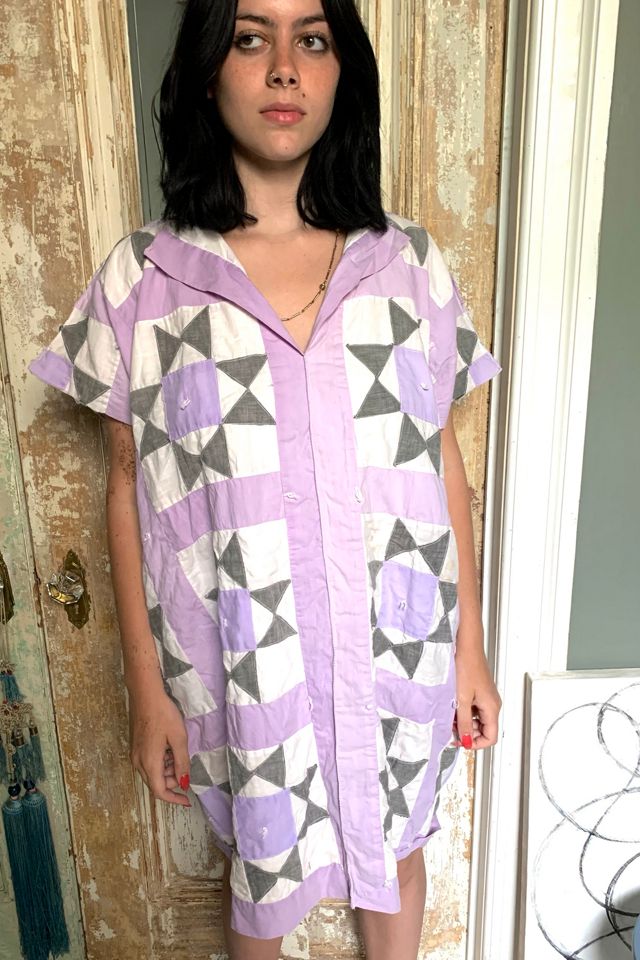 Anna Corinna Lilac Quilty Smock Dress | Free People