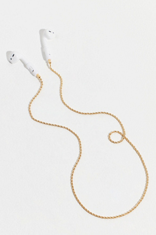 Tapper 18k Gold Plated AirPod Rope Chain | Free People