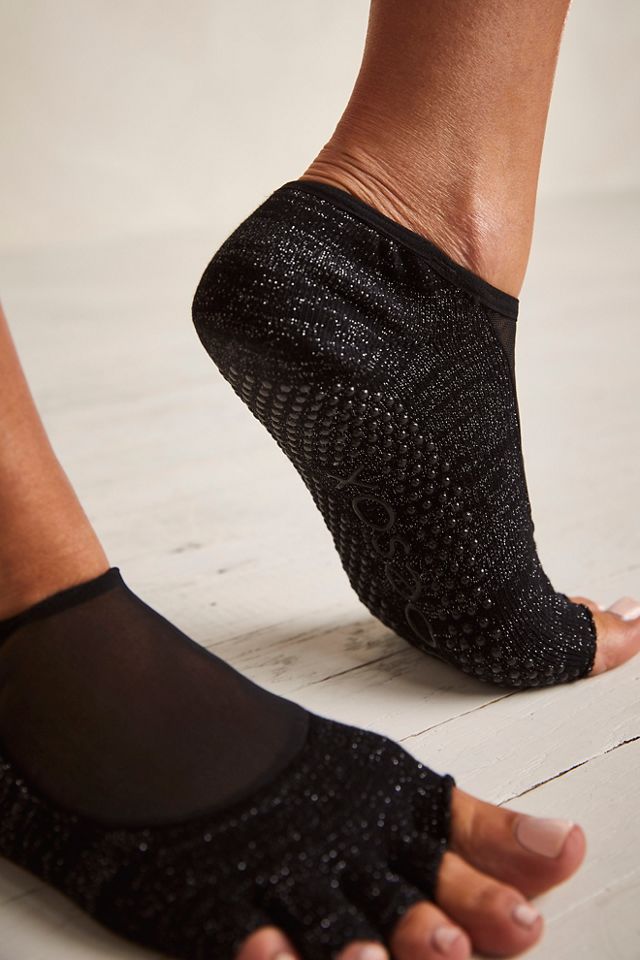 Glisten Half Toe Grip Socks | Free People
