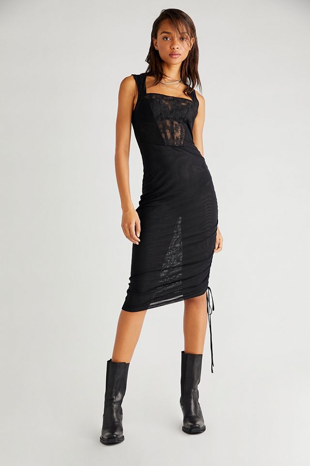 Corset-is Convertible Mesh Bodycon | Free People UK