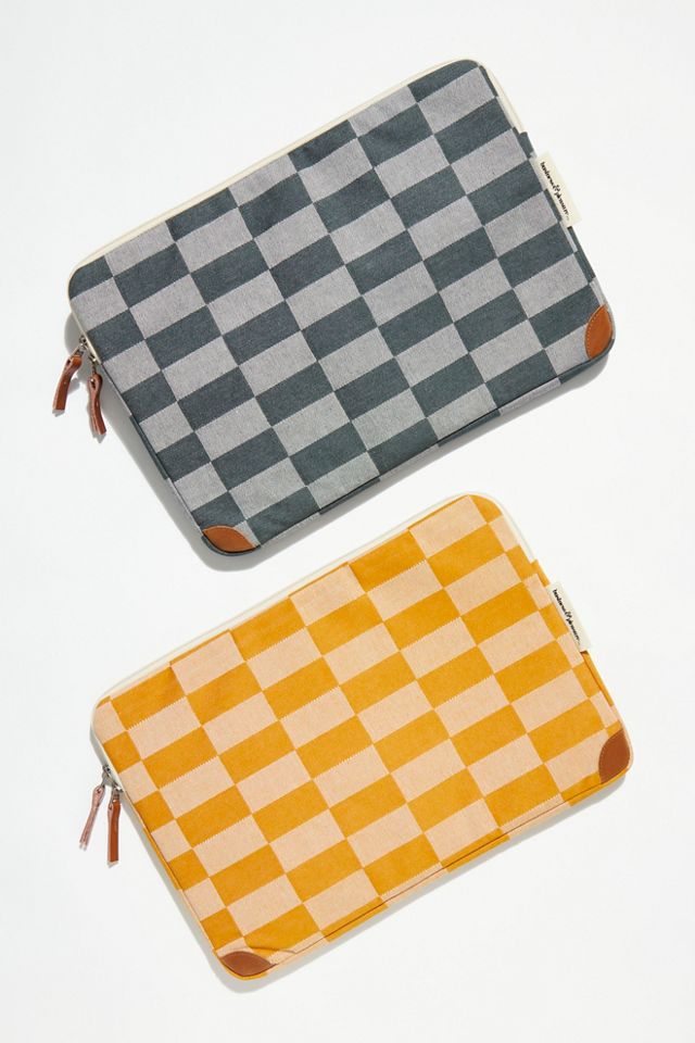16" Vintage Green Checker Laptop Case | Free People UK