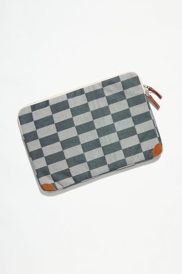 16" Vintage Green Checker Laptop Case | Free People UK