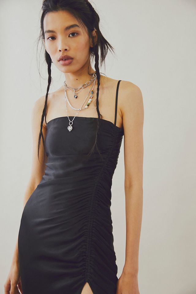 Free People Shona Joy Thalia Bias Ruched Midi Dress - 65091076