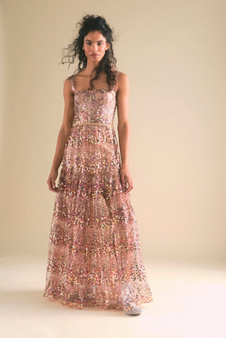 Midnight Gold Gown | Free People