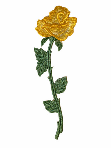 Well Worn Art Vintage Yellow Rose Patch | Free People