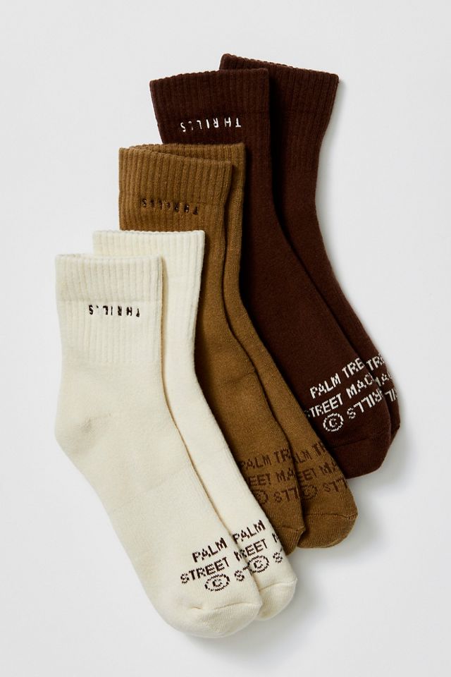 Minimal Thrills 3-Pack Short Socks | Free People