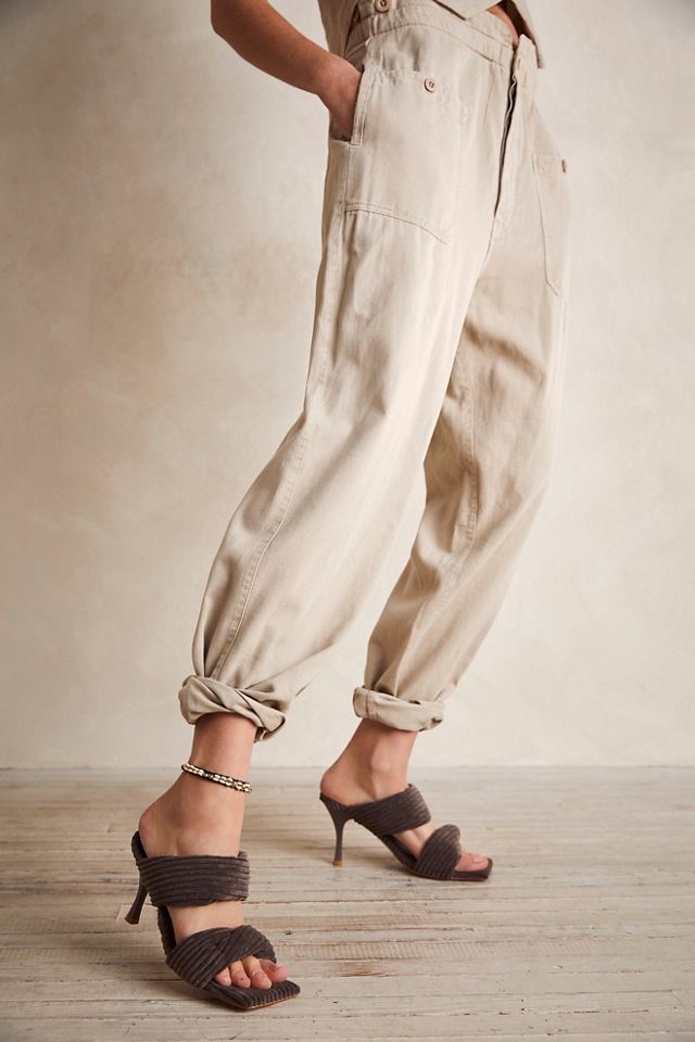 Natasha Cord Mule Heels | Free People
