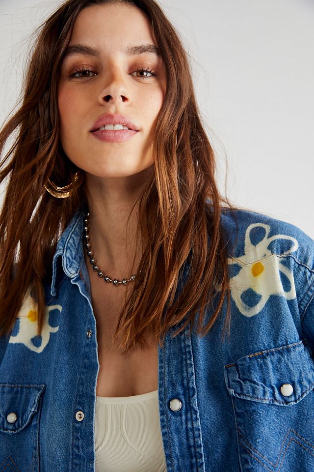 Daisey Denim Top | Free People UK