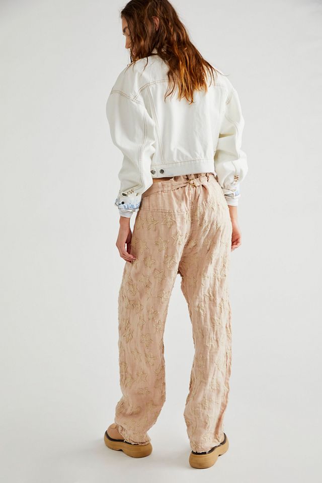 Magnolia Pearl Star Applique Miner Pants | Free People