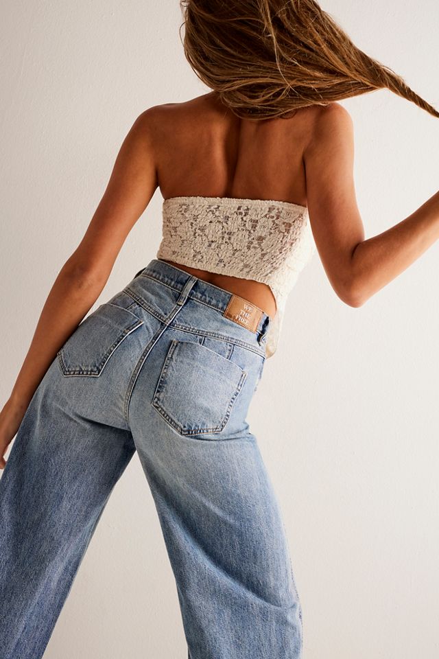 CRVY Gia Wide-Leg Jeans | Free People