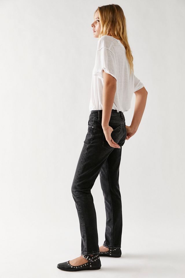 Citizens of Humanity Inga Low-Rise Slim Straight Jeans | Free People UK