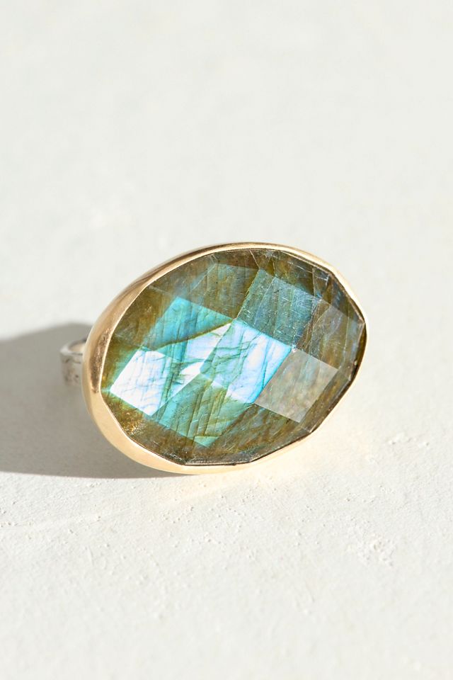 14k Rose Cut Labradorite Ring | Free People