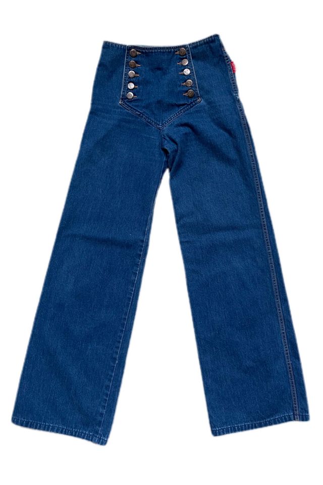 Vintage 1970's Bell Bottom Denim Pants Selected by Villains Vintage ...