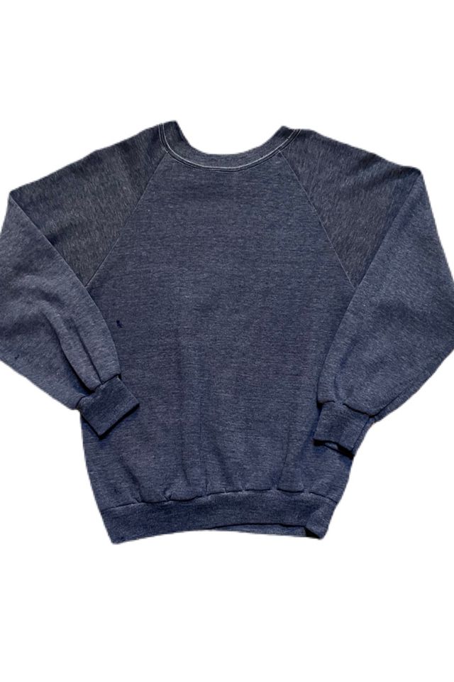 Vintage Heather Dark Charcoal Gray thin Sweatshirt Selected by Villains ...