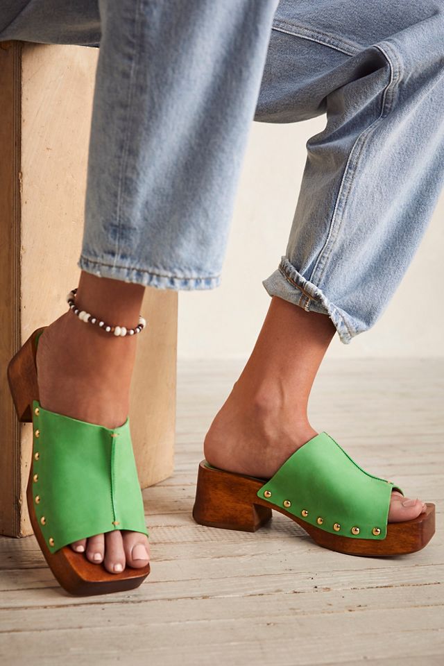 Zola Studded Clogs | Free People