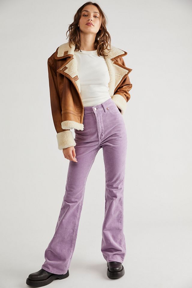 Wrangler Corduroy Westward High-Rise Jeans | Free People UK