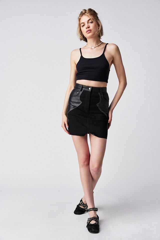Jupe Lil Mama Understated Leather | Free People FR