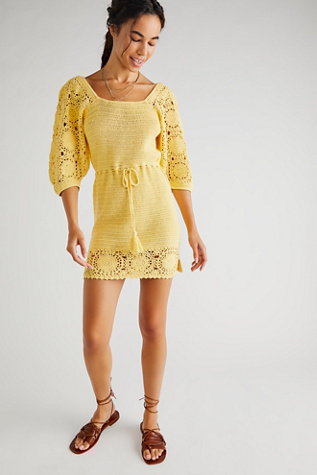 Free People Spell Let The Sunshine In Mini Dress - 68762988