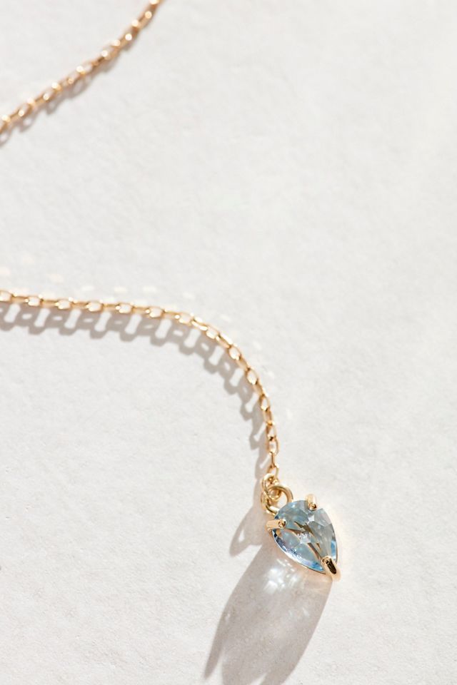 Meredith Kahn Stone Lariat Necklace | Free People