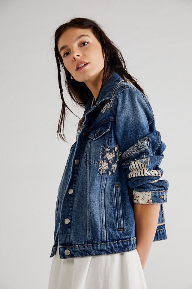 Patched Up Denim Jacket | Free People UK
