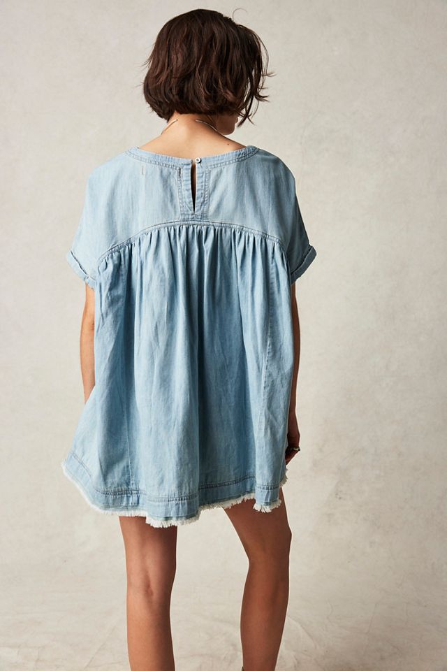 We The Free Moon City Denim Top | Free People