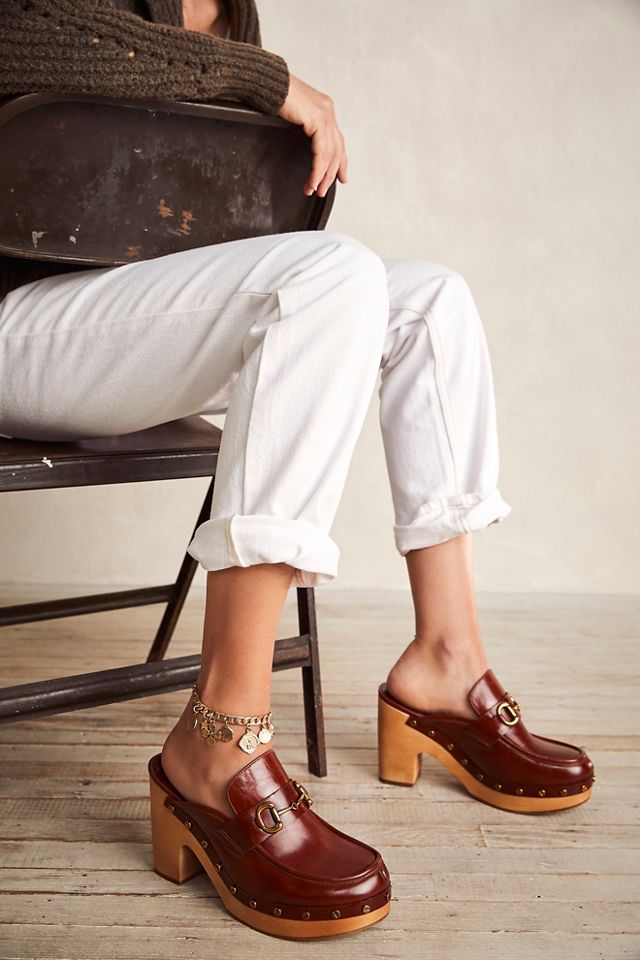 Farrah Studded Loafer Clogs | Free People