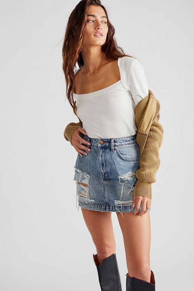 Ksubi Model Mini Skirt | Free People