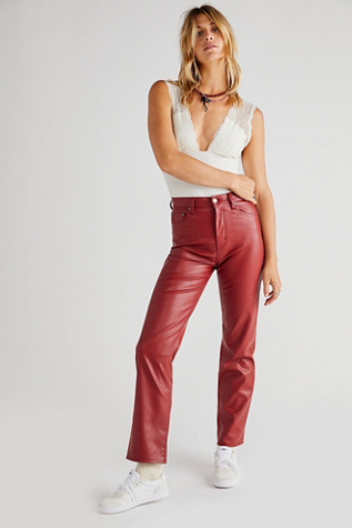 Pantalon droit à taille ultra haute Cassie | Free People FR