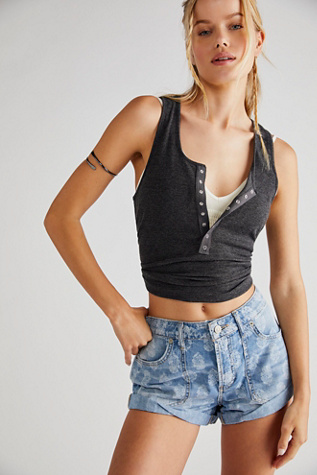 Beginner's Luck Printed Slouch Shorts | Free People