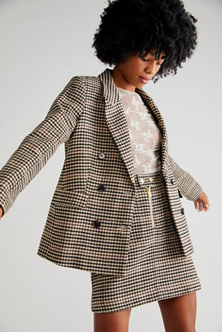 Scotch & Soda Heritage Check Skirt Suit Set | Free People
