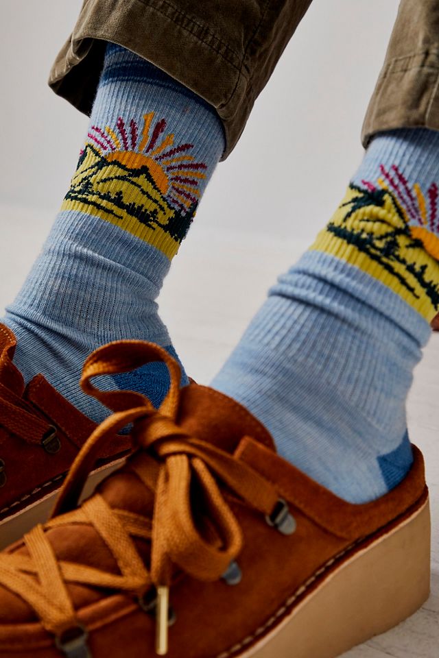 KAVU Happy Valley Moonwalk Socks | Free People UK