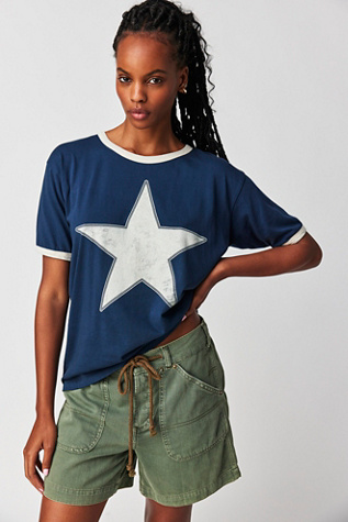 Classic Star Oversized Ringer Tee | Free People