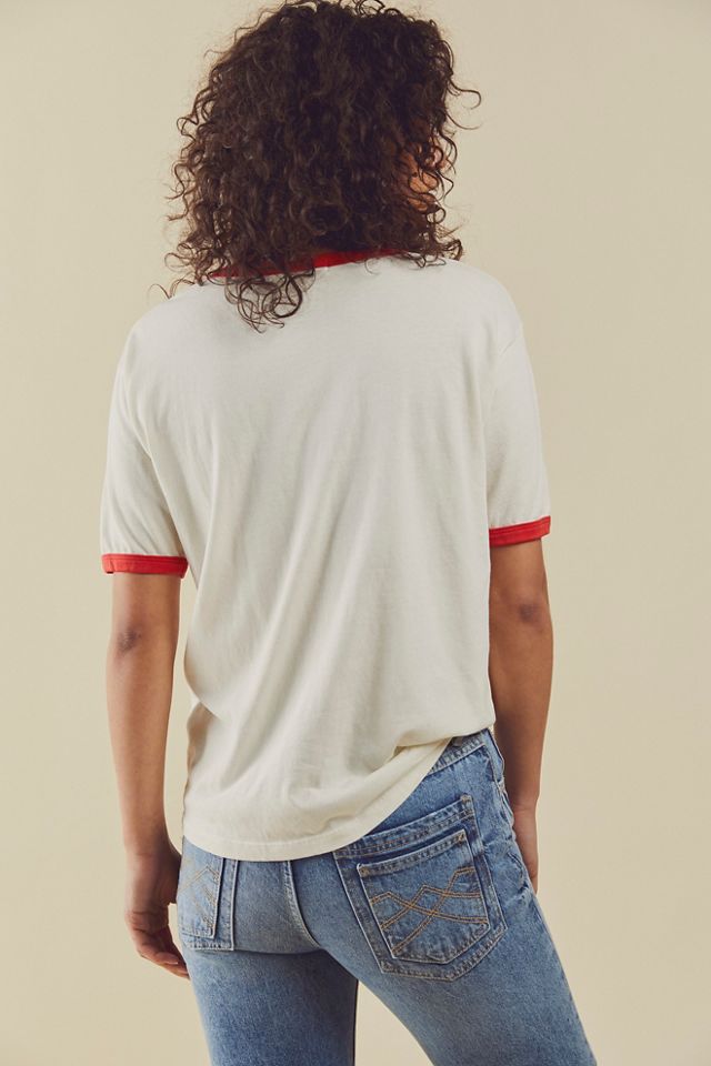 Free People Classic Star Oversized Ringer Tee - 69597995