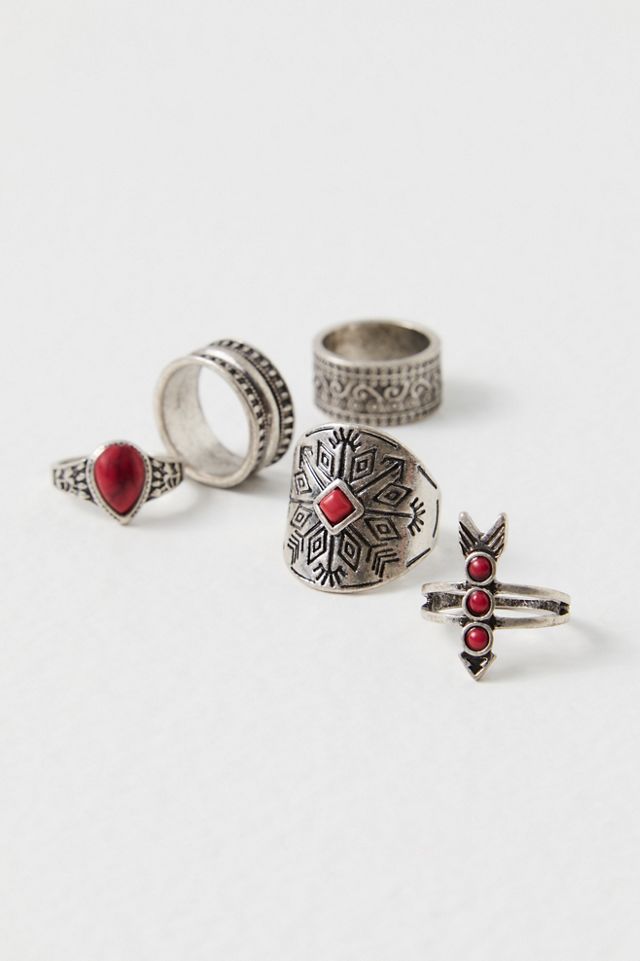 Count Your Lucky Stars Ring Set | Free People UK