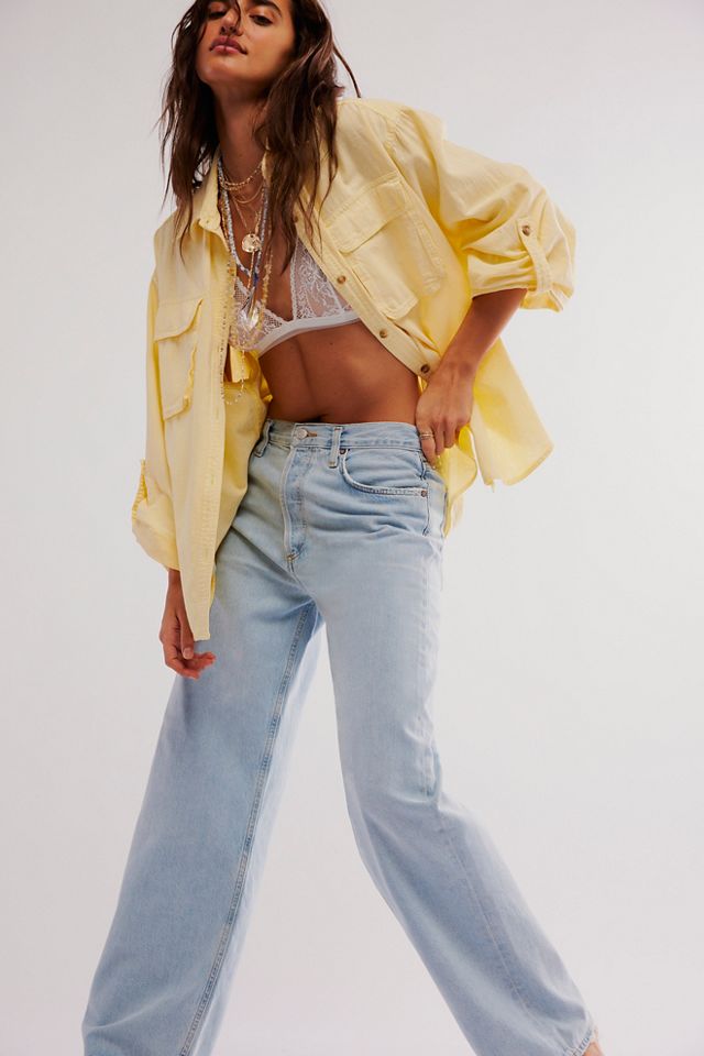 AGOLDE Low-Rise Baggy Jeans | Free People