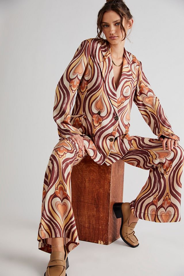 One Way Out Printed Suit | Free People