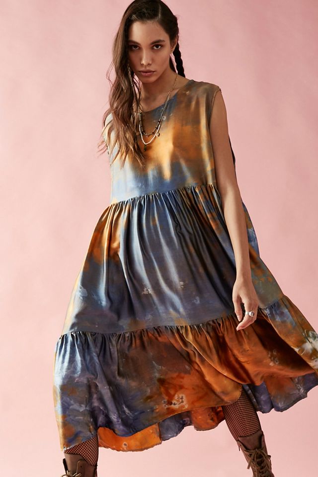 Riverside Tool & Dye Tiered Dress | Free People