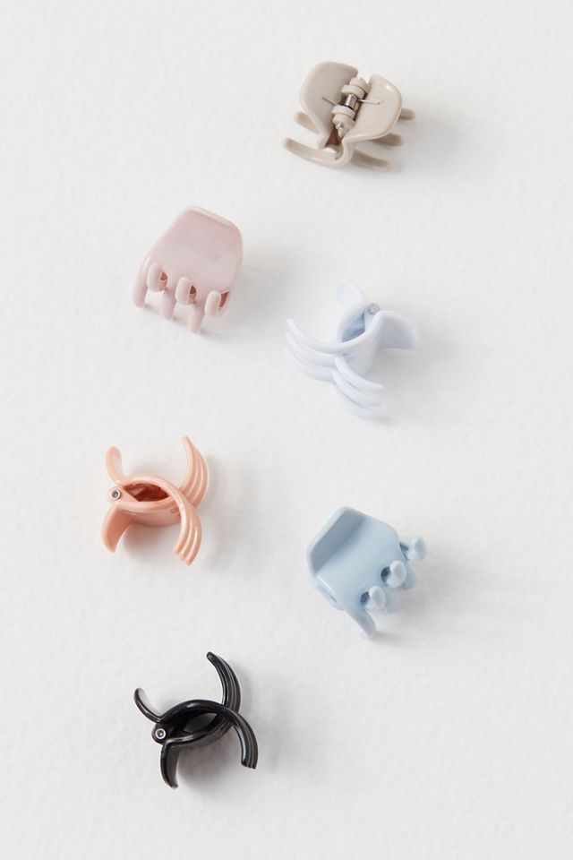 Recycled 6 Pack Mini Claw Clip Set | Free People
