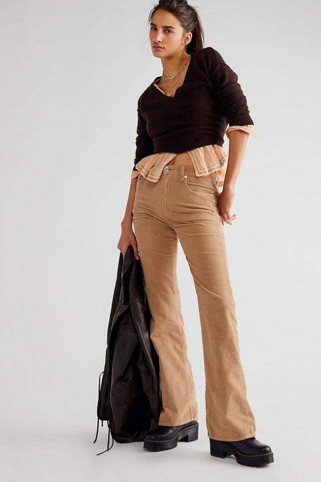 EDWIN Rider Cord Vintage Flare Jeans | Free People UK