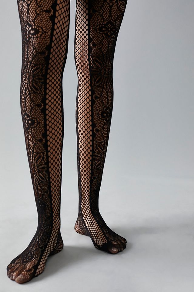 Dahlia Lace Tights | Free People