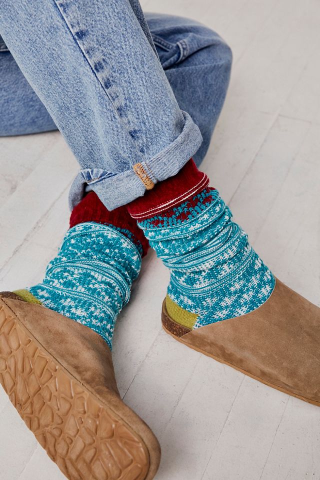 Countryside Fair Isle Socks | Free People