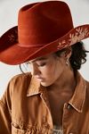 Desert Rose Embroidered Cowboy Hat | Free People