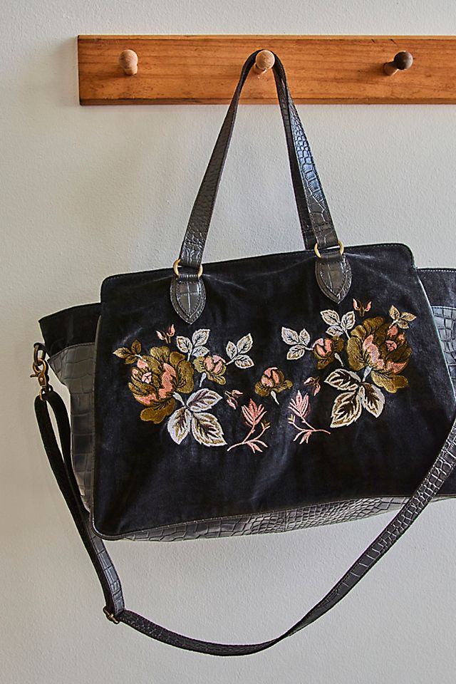 Duchess Velvet Weekender Bag | Free People Duchess Velvet Weekender Bag | Free People